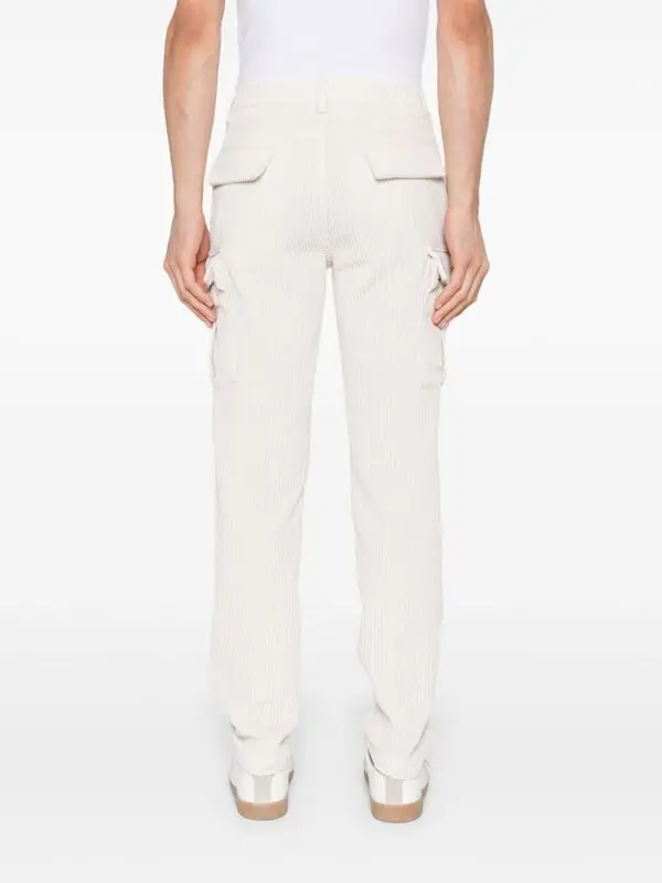 Eleventy Cotton Corduroy Trousers - White