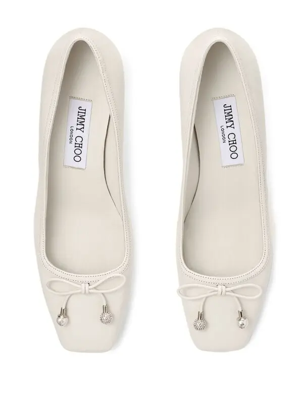 JIMMY CHOO 45mm Elme Nappa Leather Pumps