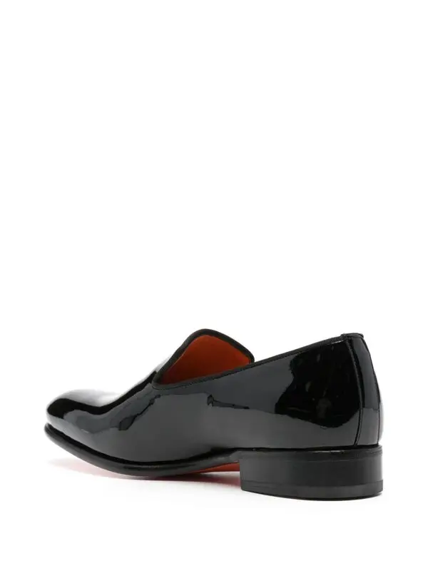 Santoni Patent-leather Loafers