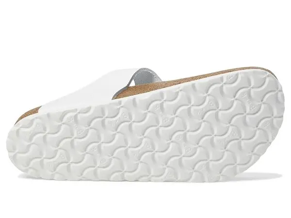 BIRKENSTOCK Gizeh Big Buckle Leather Sandals - Bone