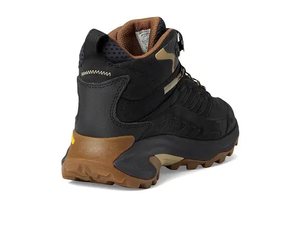 Merrell Moab Speed 2 Leather Mid Waterproof Hiking Boots - Black