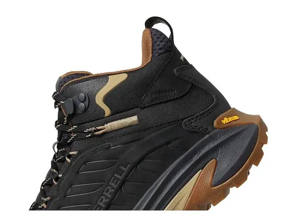 Merrell Moab Speed 2 Leather Mid Waterproof Hiking Boots - Black