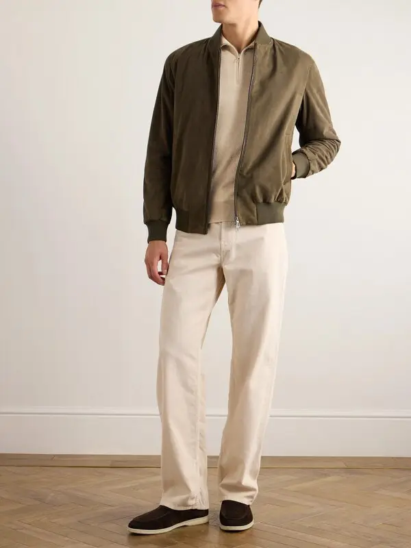 Loro Piana Roadster Cashmere Half-zip Sweater - Neutrals