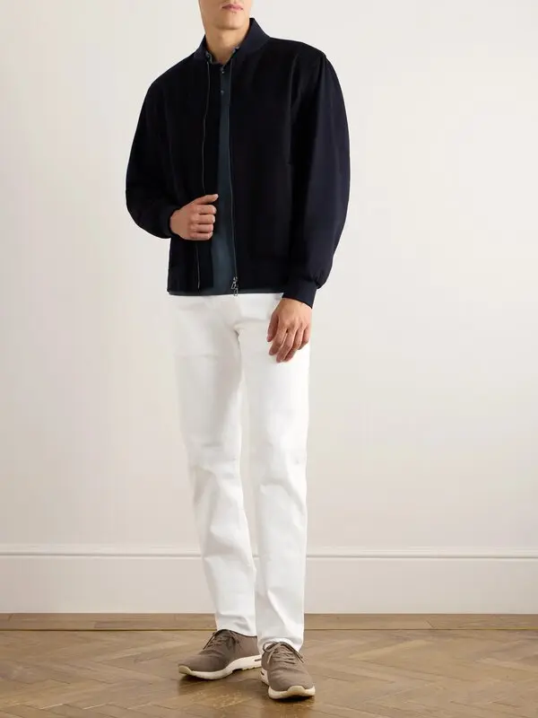 Loro Piana Quarona Slim-fit Twill Trousers