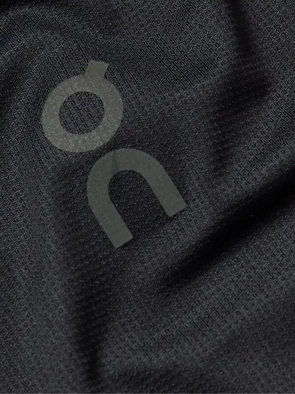 On Performance Slim-fit Stretch Recycled-jersey And Mesh Top