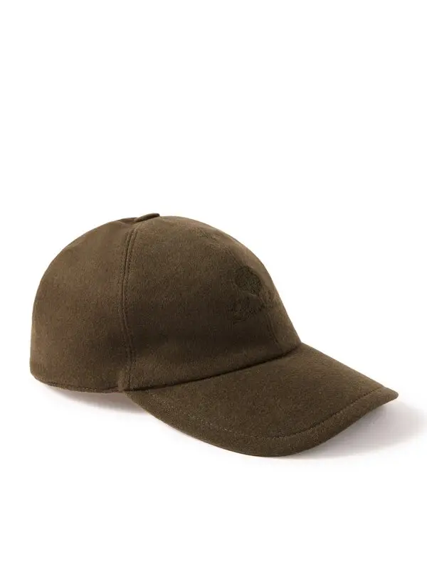 Loro Piana Storm System® Cashmere Baseball Cap - Green