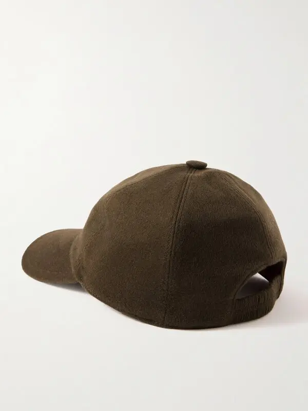Loro Piana Storm System® Cashmere Baseball Cap - Green