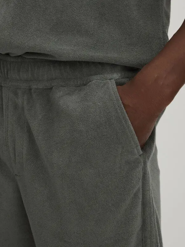 Paige Terry Drawstring Shorts - Grey