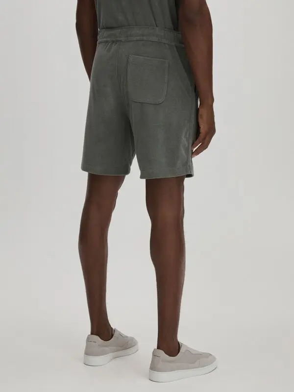 Paige Terry Drawstring Shorts - Grey