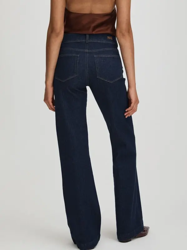 Paige Leenah Wide Leg Jeans - Catania Blue