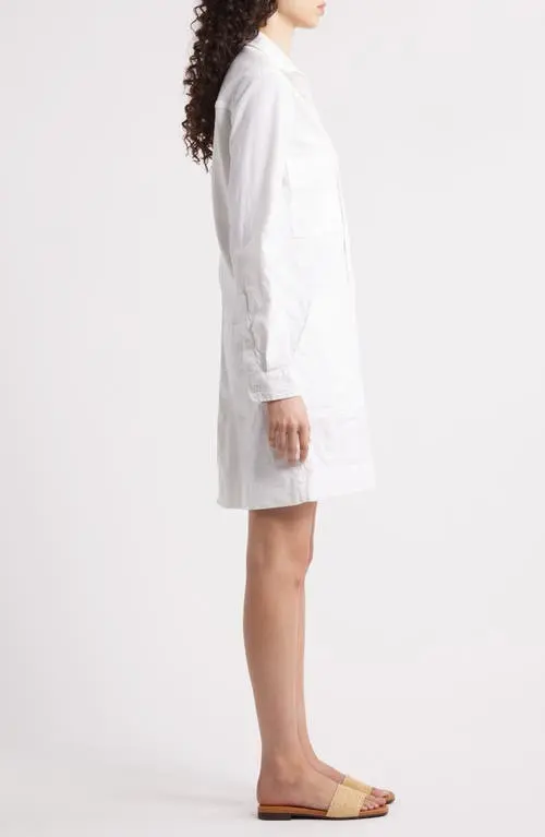 Frank & Eileen Ireland Long Sleeve Stretch Cotton & Linen Shirtdress