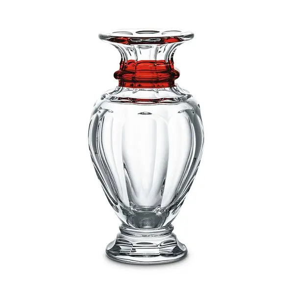 THE MARTHA, BY BACCARAT Harcourt Balustre Large Vase - Red