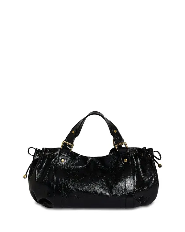 Gerard Darel 24h Leather Handbag - Black