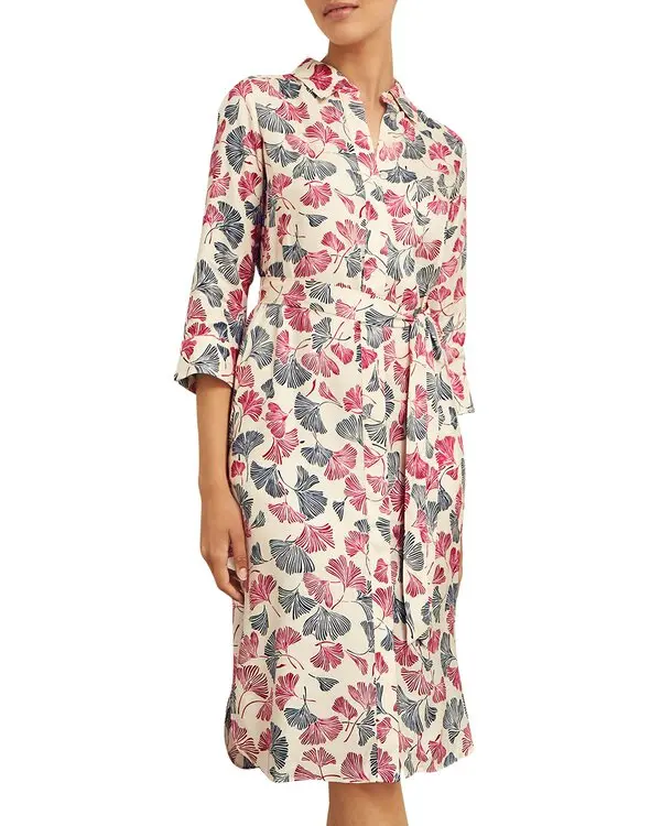 HOBBS LONDON Francis Printed Shirt Dress