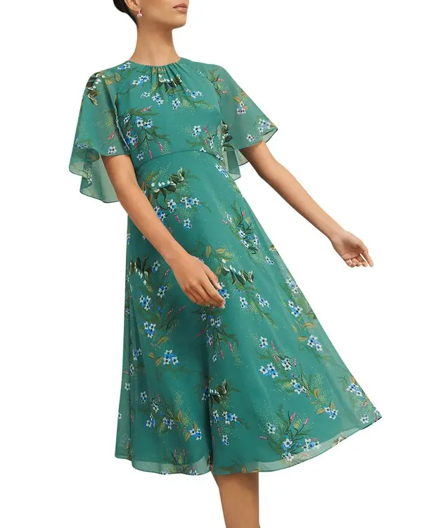 hobbs skye floral silk dress Hobbs Skye Floral Silk Dress  UFO No More