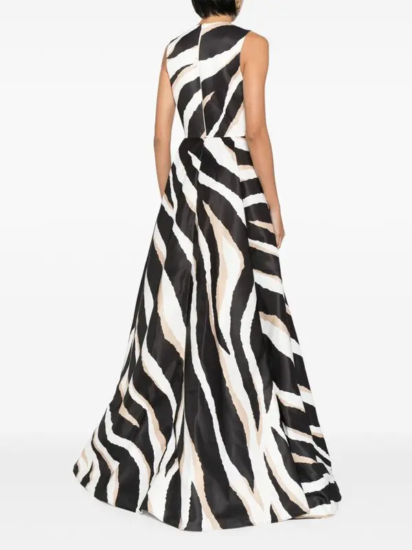 Elie Saab Zebra-print Gown