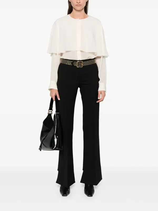 Chloé Wool Flared Trousers