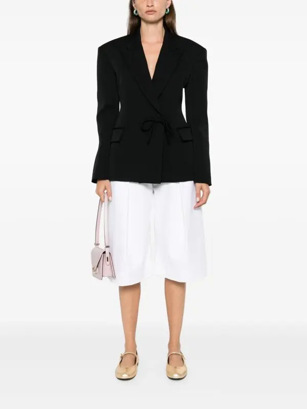 Valentino Garavani Bow-embellished Double-breasted Blazer