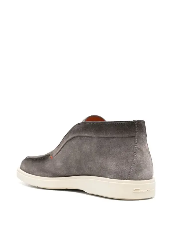 Santoni Suede Desert Boots - Grey