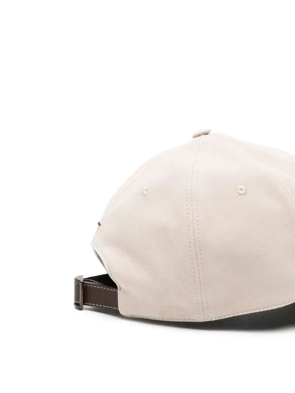 Brunello Cucinelli Logo-embroidered Cap - Neutrals