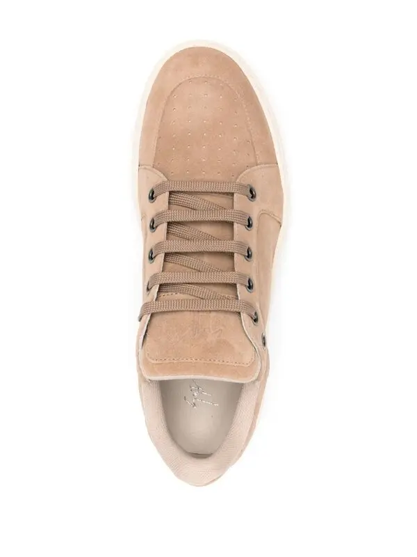 GIUSEPPE ZANOTTI Gz94 Lace-up Low-top Sneakers - Neutrals