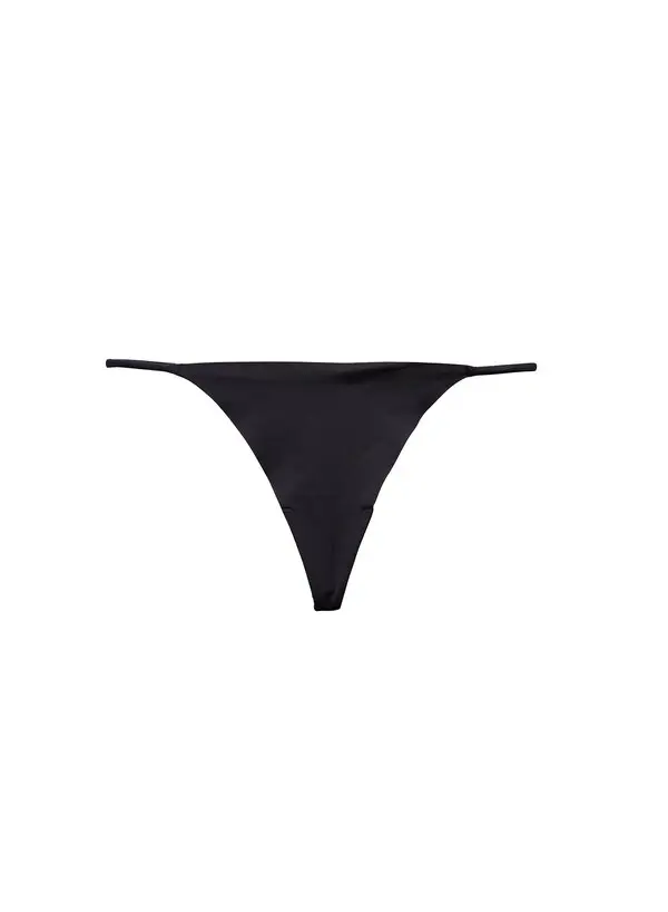 FLEUR DU MAL Le Stretch Micro V-string - Black