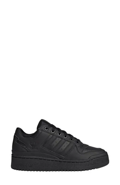Adidas Forum Bold 3-stripes Basketball Sneaker - Black/black/white
