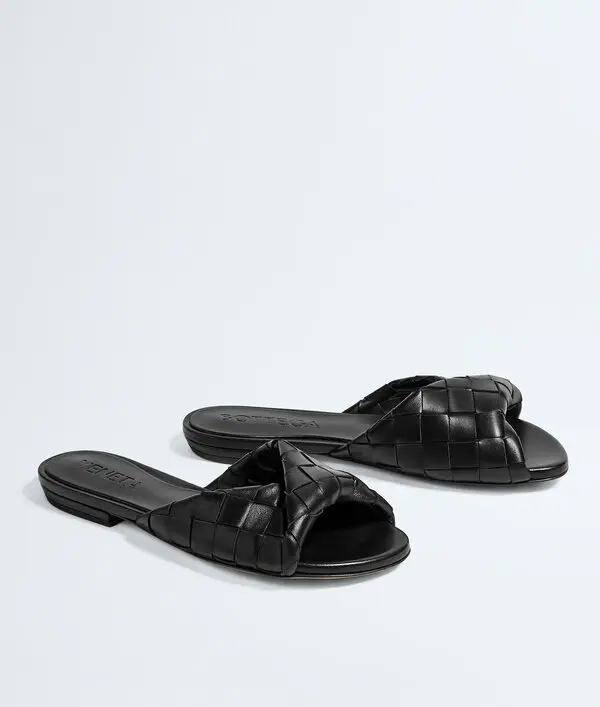 Bottega Veneta Blink Flat Mule - Black