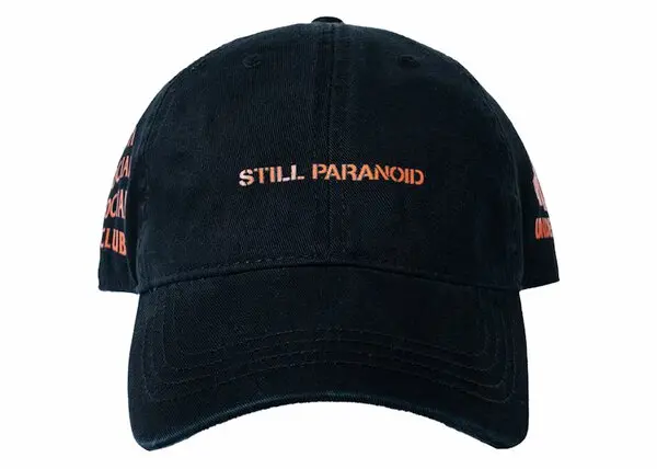ANTI SOCIAL SOCIAL CLUB X Undefeated Still Paranoid Cap - Black