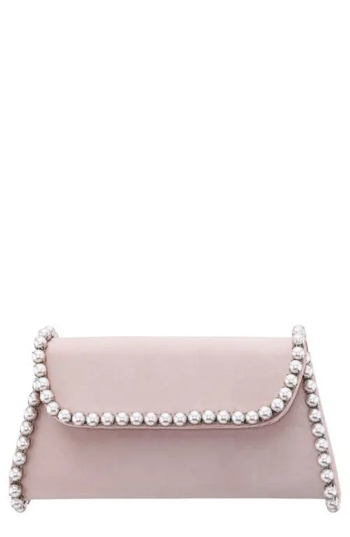 Nina Trista' Clutch - Pearl Rose