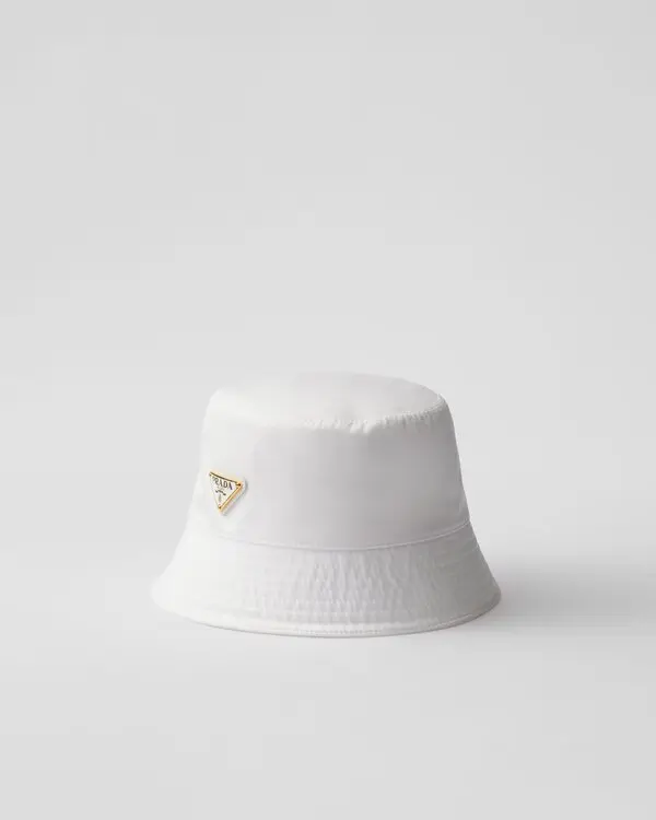 Prada Re-nylon Bucket Hat - White