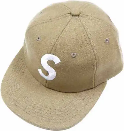 Supreme Wool S Logo Baseball Cap - Tan