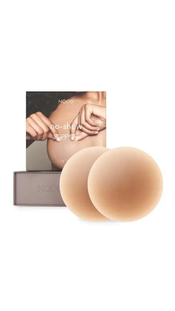 NOOD NEW YORK No Show Grippies Non Adhesive Covers - No. 5 Soft Tan