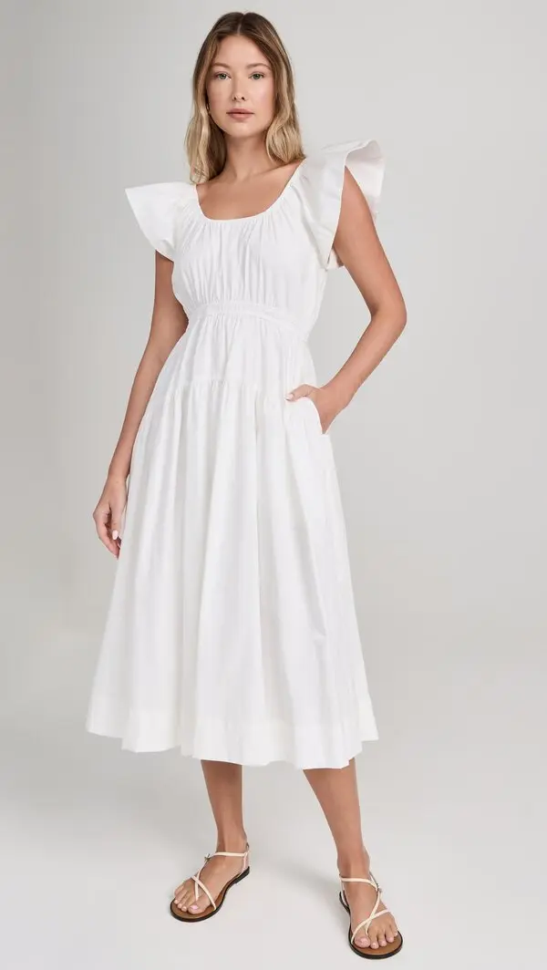 MAREA Jane Dress - White