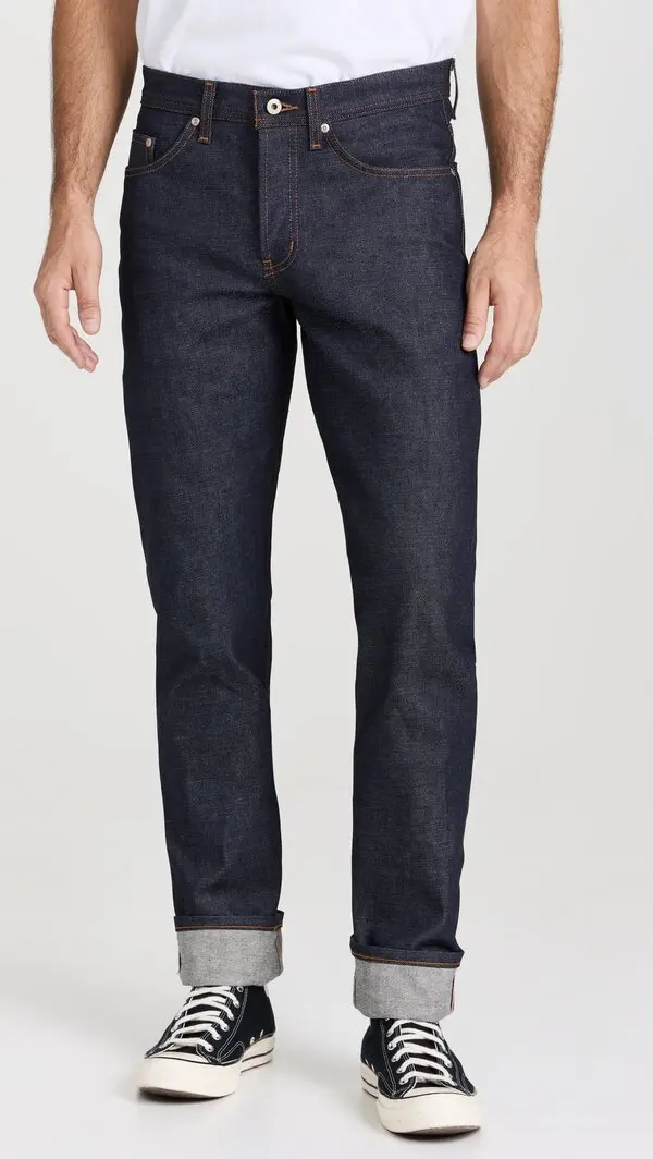 Naked & Famous Denim Weird Guy Dirty Fade Selvedge Jeans
