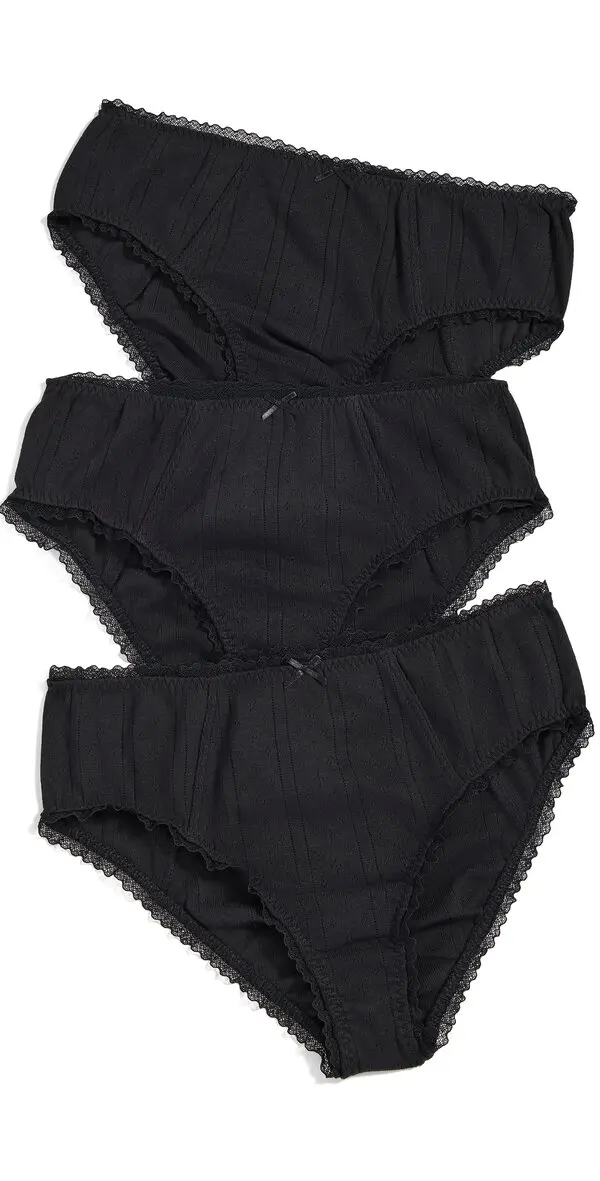 COUCOU The Cozy Briefs 3 Pack - Black