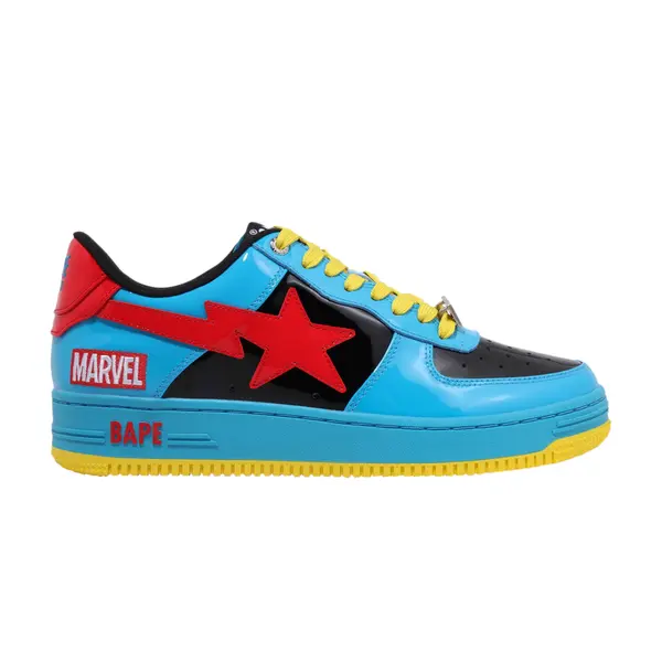 A BATHING APE Marvel X Wmns Bapesta 'doctor Strange' Sneakers - Blue