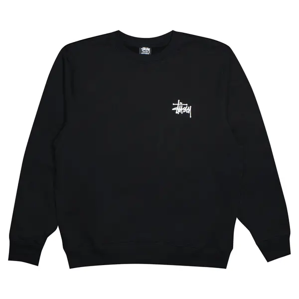 StÜssy Basic Crew - Black