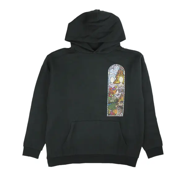 WHO DECIDES WAR Stained Glass Hoodie - Black