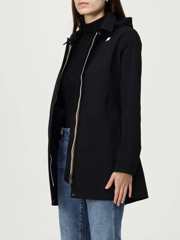 K-WAY Waterproof Hooded Jacket - Black