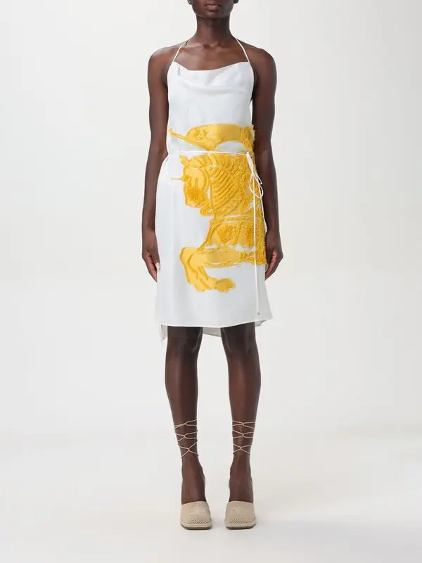 Burberry Dress In White - 40% Off | Editorialist