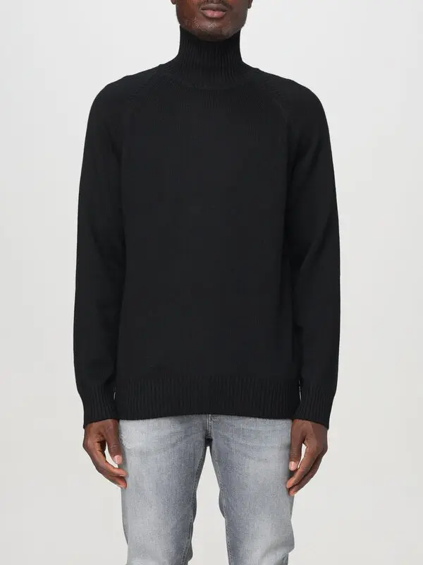 PAOLO PECORA High Neck Pullover - Black