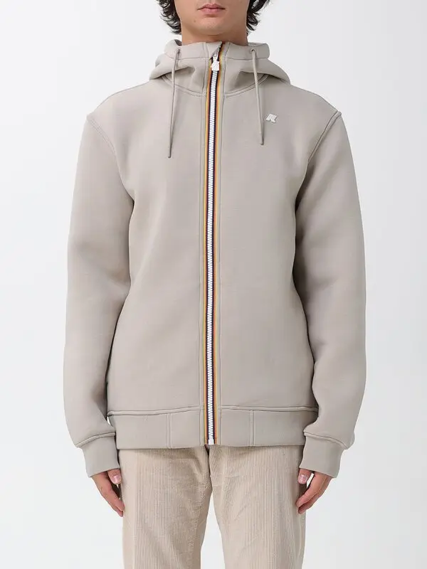 K-WAY Zip-up Hoodie - Beige
