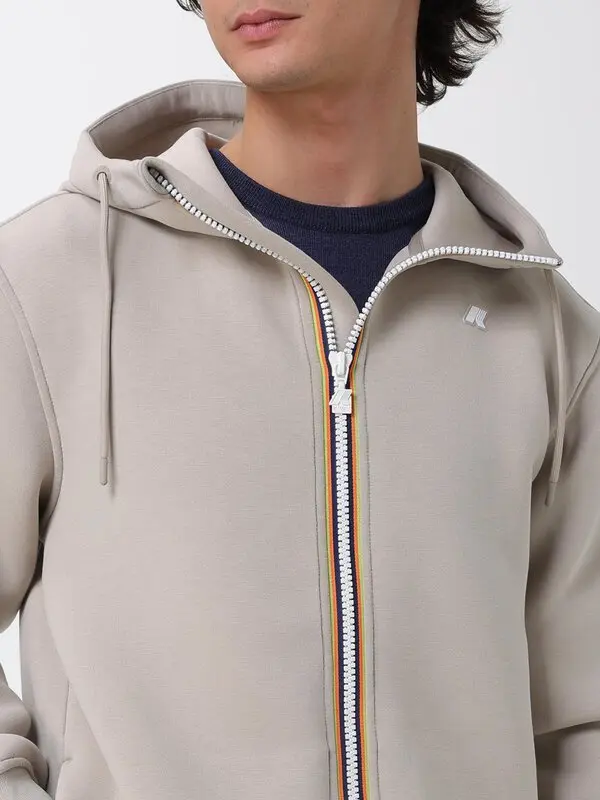 K-WAY Zip-up Hoodie - Beige