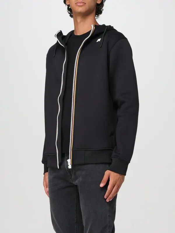 K-WAY Zip-up Hoodie - Black