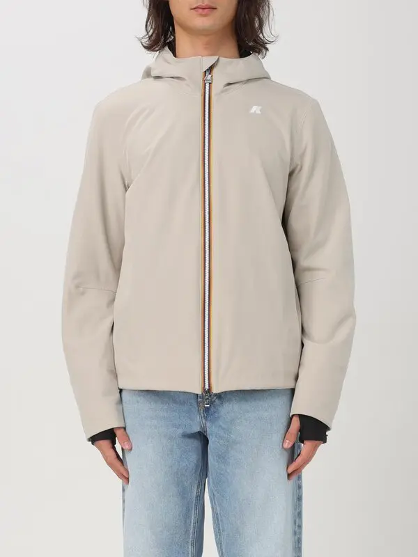 K-WAY Zip-up Jacket With Logo Detail