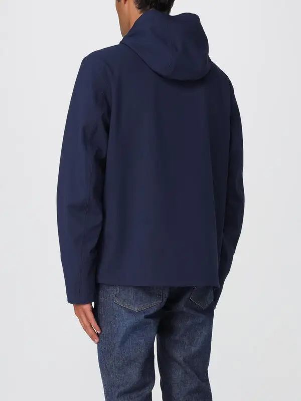 K-WAY Zip-up Jacket With Logo Detail - Blue