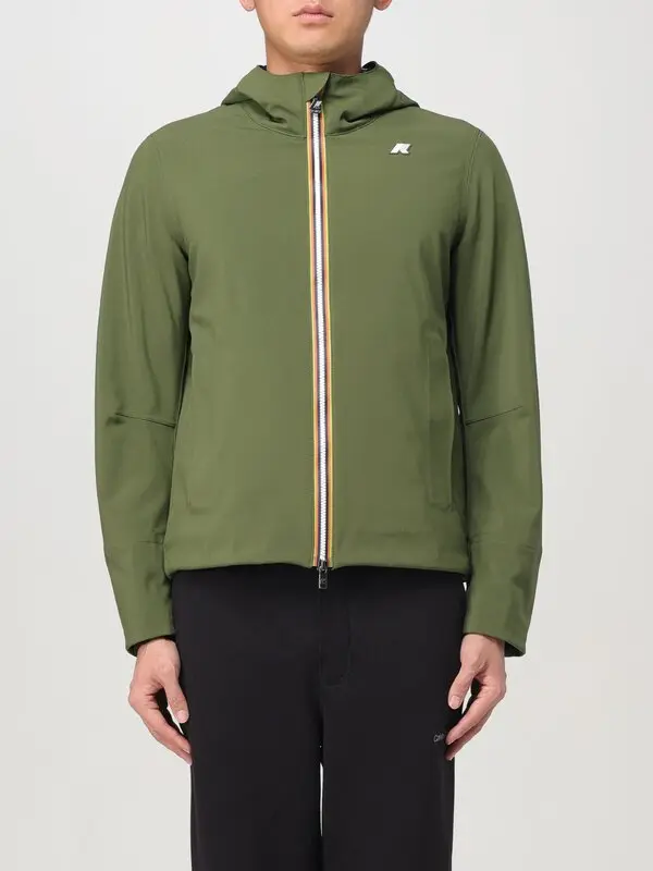 K-WAY Zip-up Jacket With Logo Detail