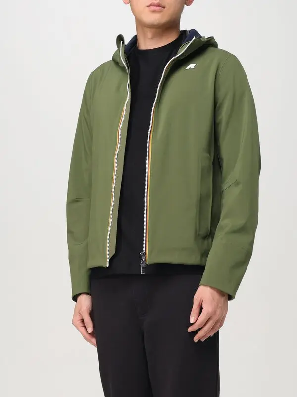 K-WAY Zip-up Jacket With Logo Detail