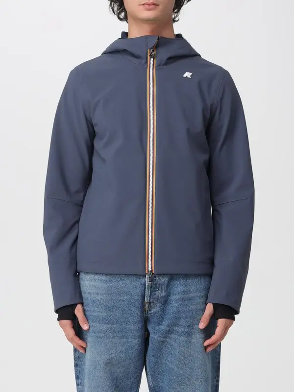 K-WAY Zip-up Jacket With Logo Detail